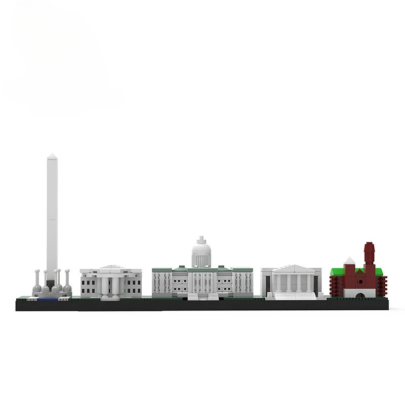 MOC-50791-City-Landmark-building-Street-View-Model-Washington-Skyline ...