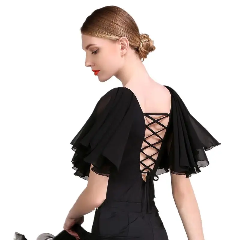 Ballroom Dance Tops Women | Red Ballroom Dance Top Women | Ballroom ...