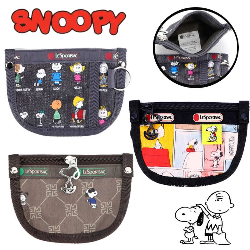 Snoopy-monederos-de-dibujos-animados-para-mujer-cartera-bonita-port-til ...