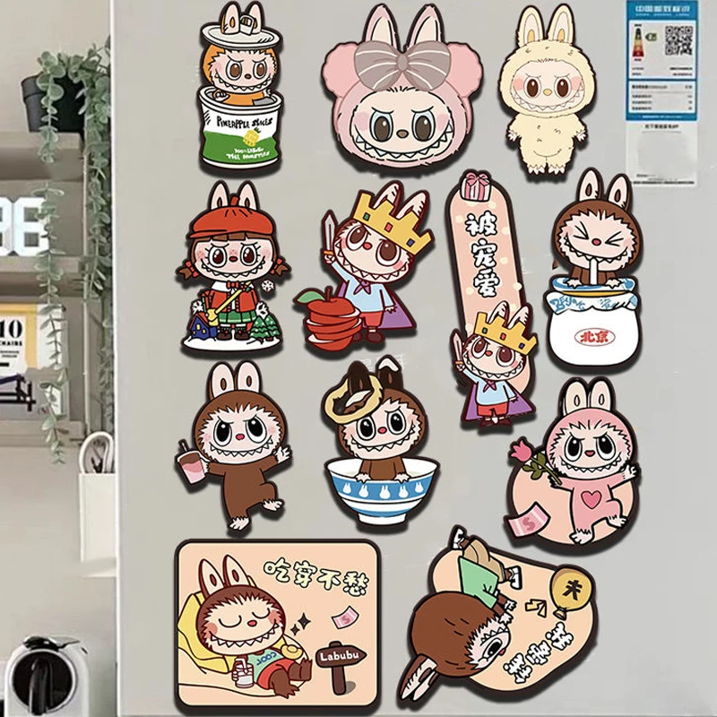 12PCS-Labubu-The-Monsters-Box-Refrigerator-Magnets-Animal-Fridge-Magnet ...