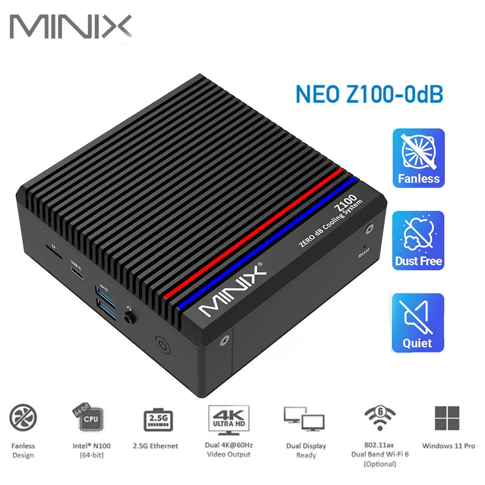 MINIX-NEO-Z100-0dB-Fanless-Mini-Pc-Intel-N100-8G-16G-DDR4-256G-512G-SSD ...