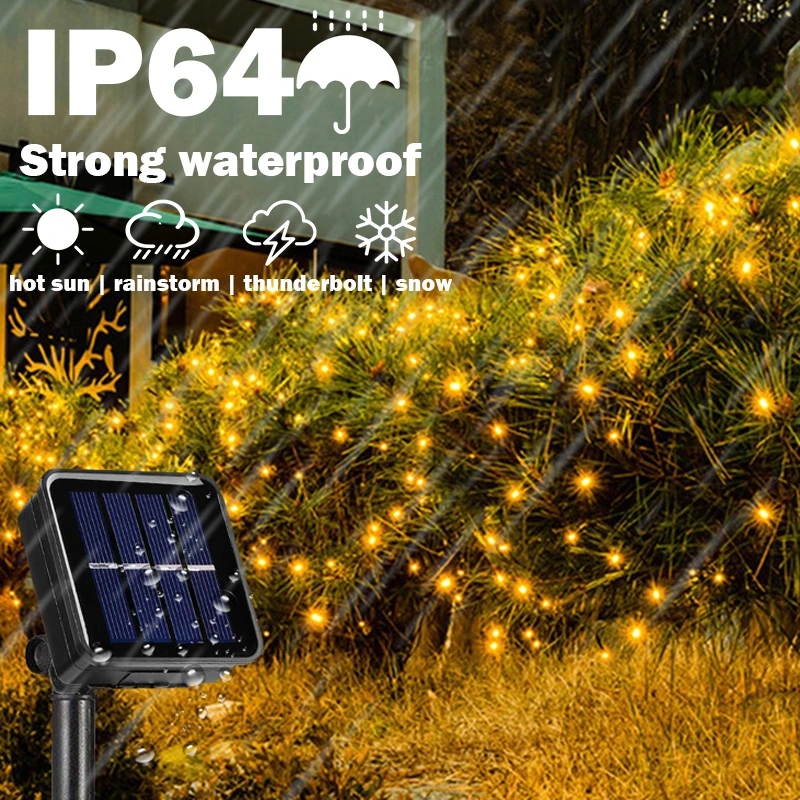 1-Set-Of-Solar-Light-String-OutdoOr-Waterproof-8-mode-Copper-Wire-Fairy ...