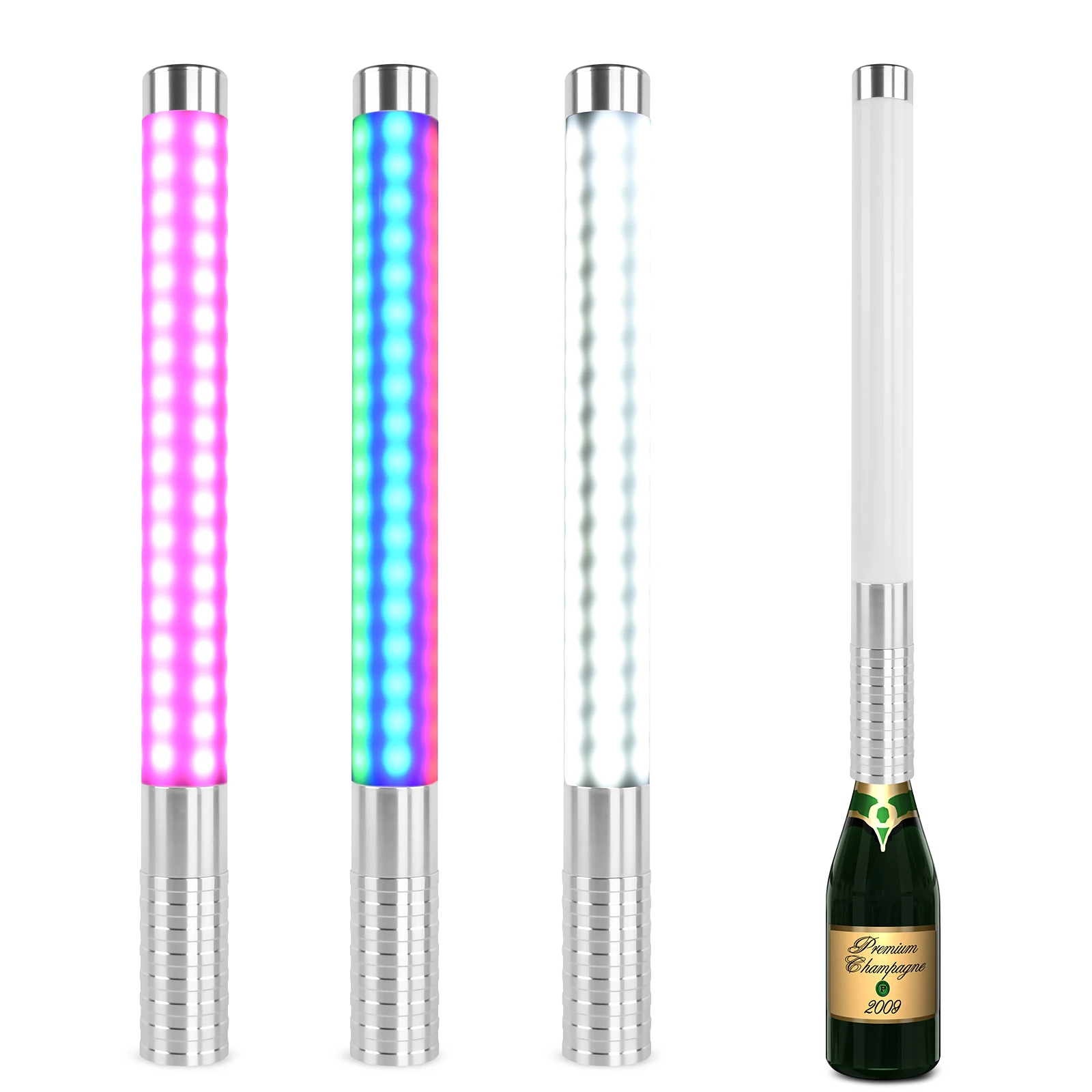 Generic Led Strobe Baton Rechargeable Flash Stick Champagne Bottle ...
