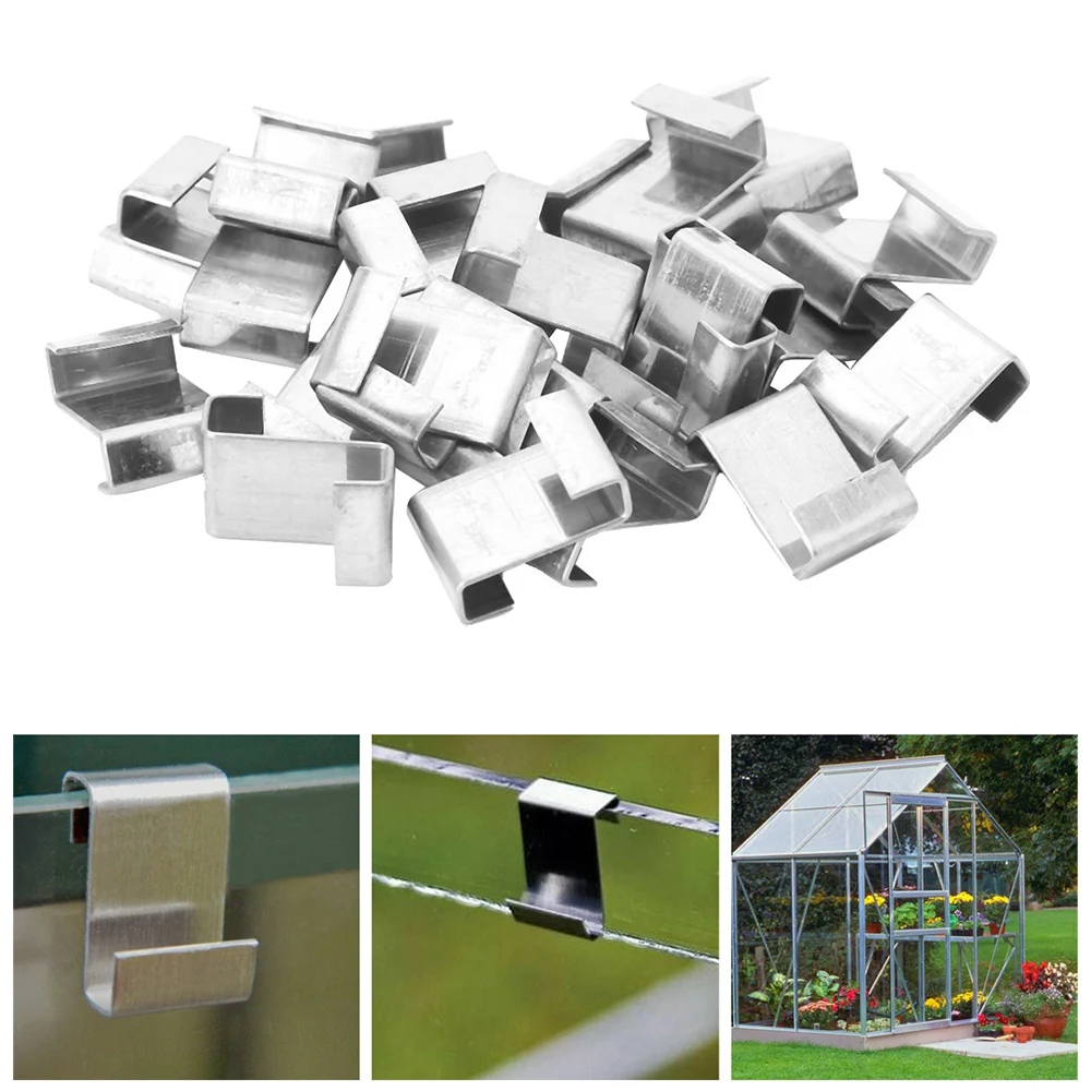 25pcs-Greenhouse-Z-Type-Glazing-Clips-Stainless-Steel-Z-Glass-Overlap ...