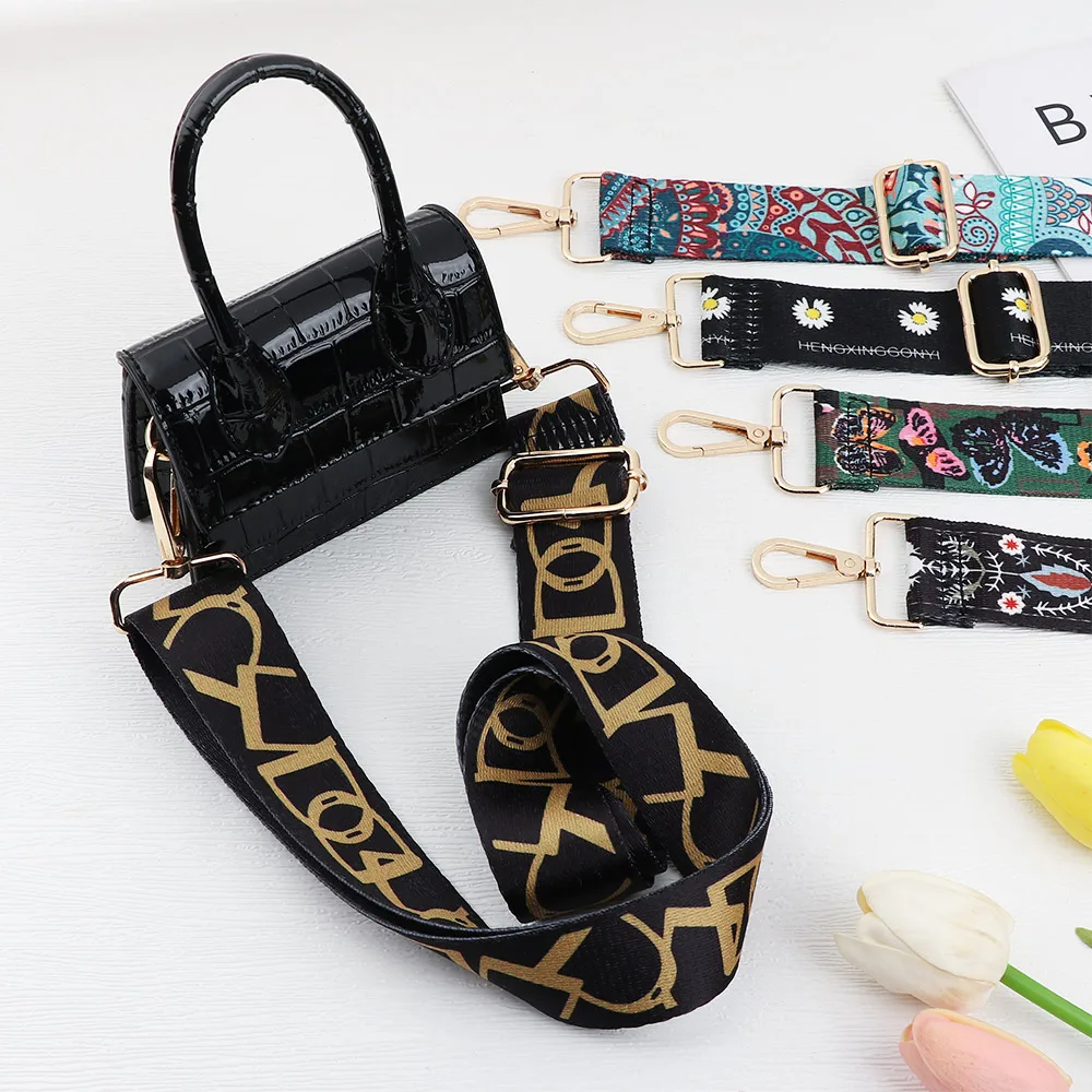Fashion Nylon Colored Bag Strap Women Handbag Belt Wide Shoulder Bag ...