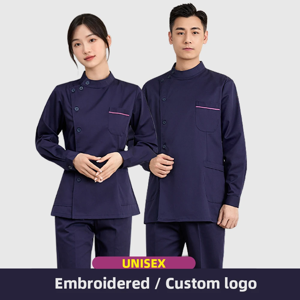 New-Dental-Nurse-Uniforms-female-summer-long-short-sleeve-male-high-end ...