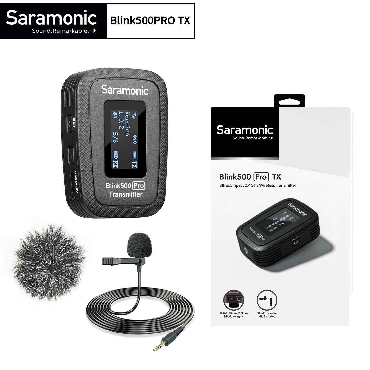 Transmissor sem fio blink500 pro tx ou rx 2.4ghz para blink500 pro ...