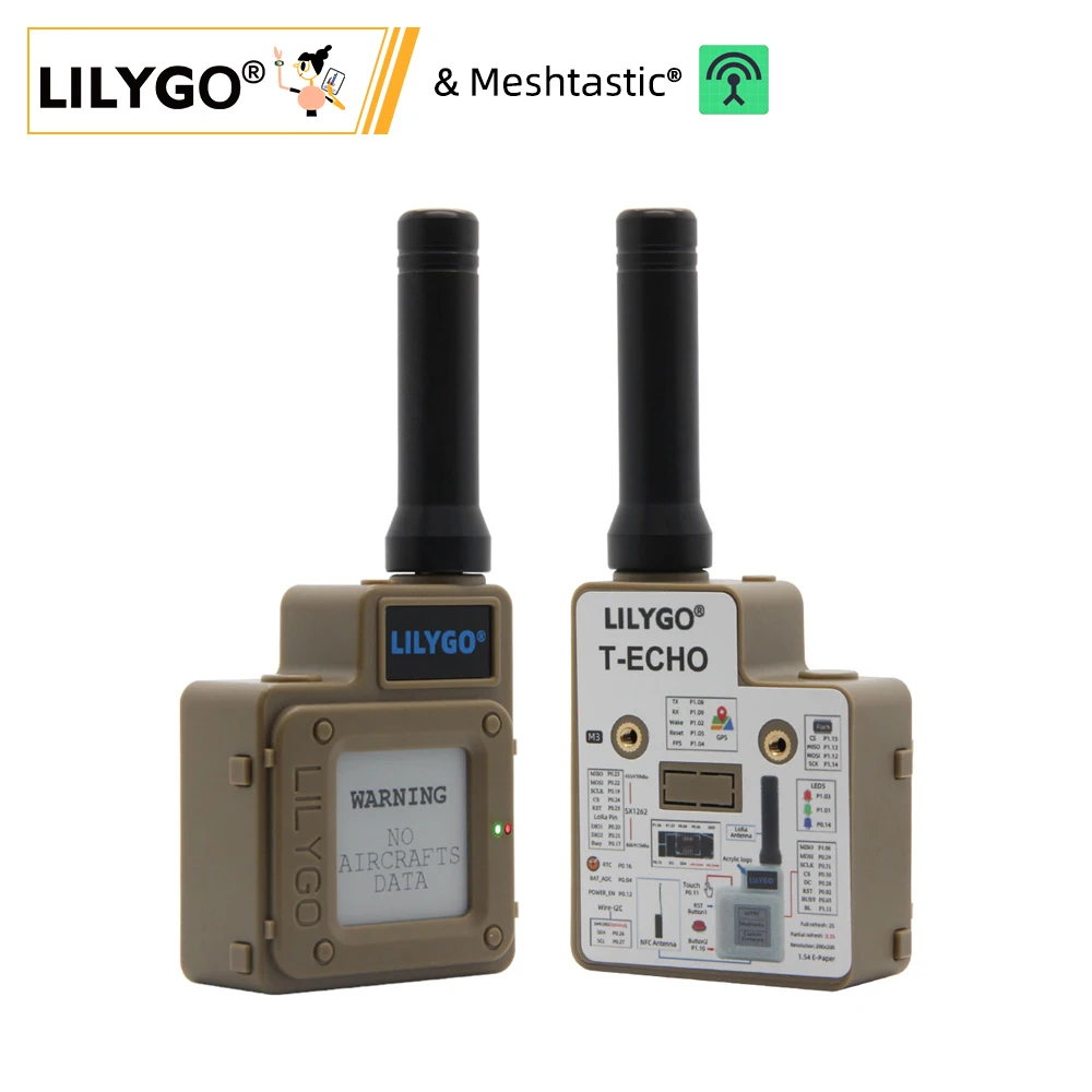 Lilygo® Ttgo Meshtastic T-echo Brown Nrf52840 433/868/915mhz Wireless ...