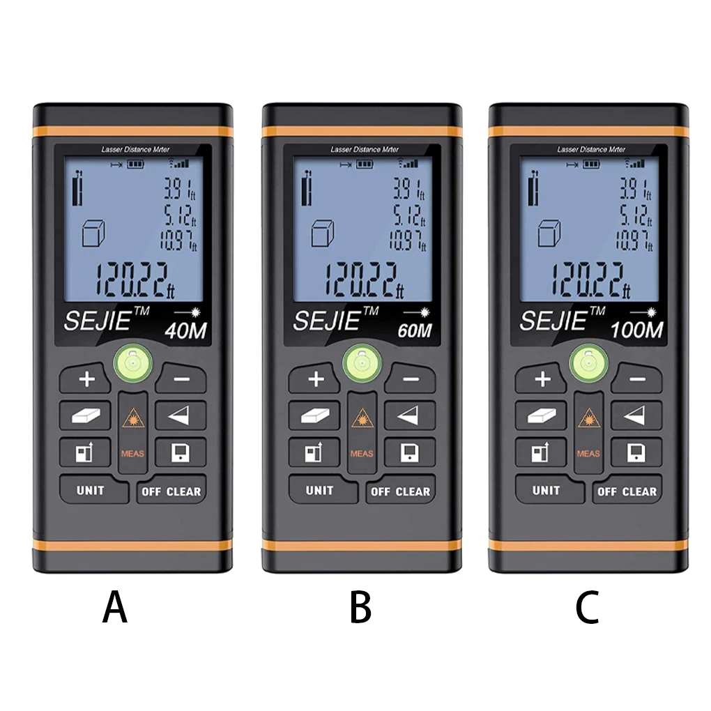 LCD-Distance-Meter-Indoor-Outdoor-Distance-Measuring-Tool-Digital-Range ...