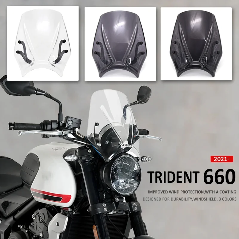 2021-2022-Windscreen-For-Trident-660-Trident660-New-Motorcycle ...