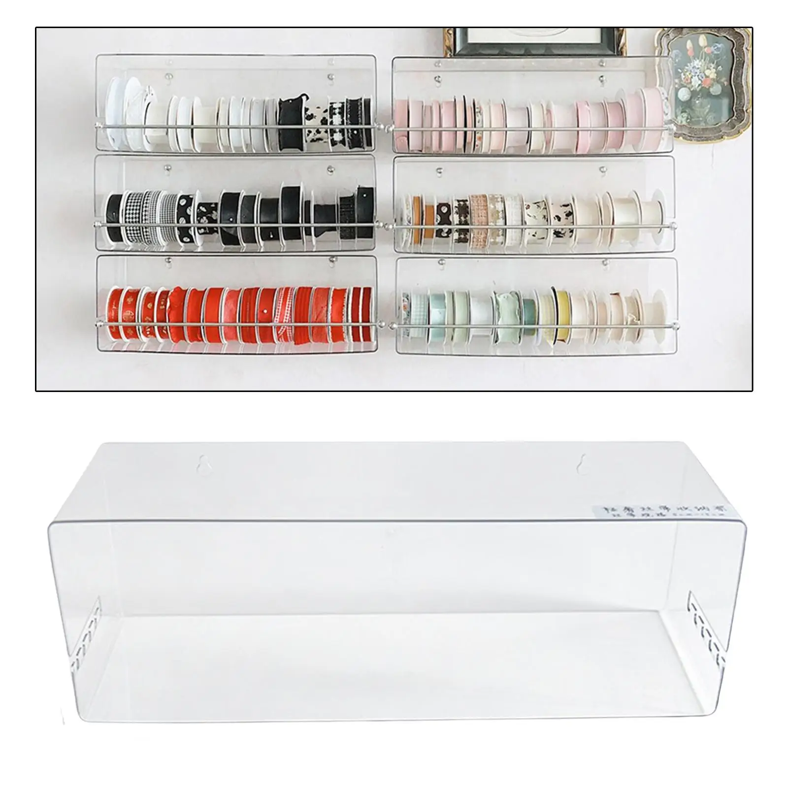 Washi Tape Organizer Removable Multifunctional Wire Rack Ribbon Wall ...