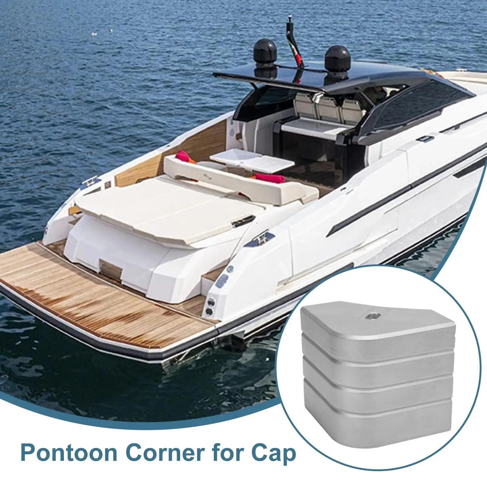 Pontoon Boat Aluminum Corner Caps Aluminum Pontoon Boat Corner Guards ...