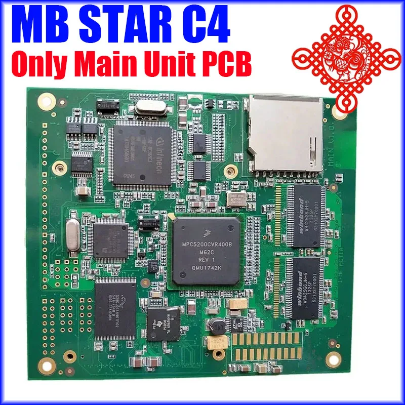 MB-STAR-C4-Main-Unit-PCB-Board-SD-Full-Chip-MB-STAR-C4-SD-Connect ...