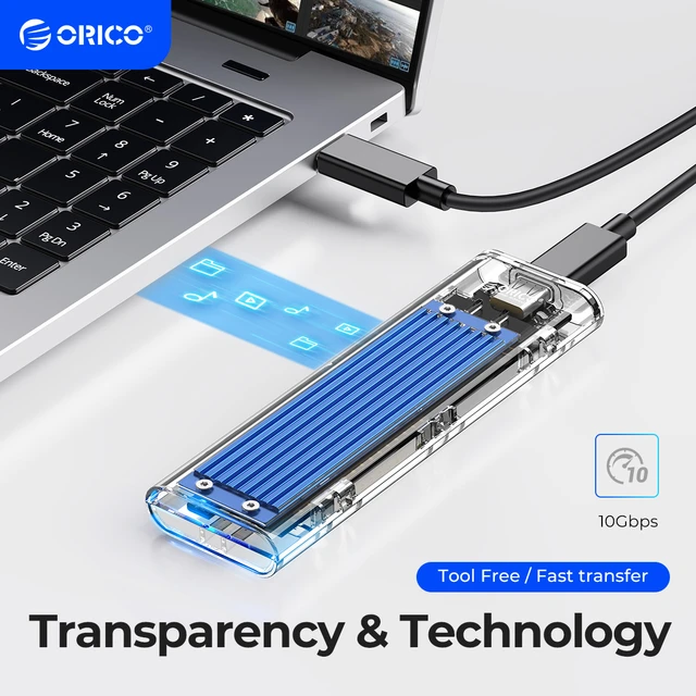 ORICO M2 SSD Case NVMe Enclosure To USB Type C SSD Adapter