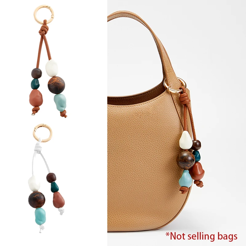 Beads Charm Retro Fashion High-end Keychain Easy To Hang And Retrieve ...