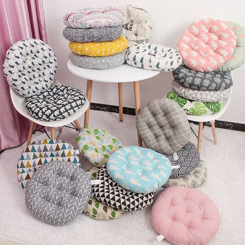 Round-Cushion-38x38-43x43-48x48cm-office-chair-sofa-cushion-tatami ...