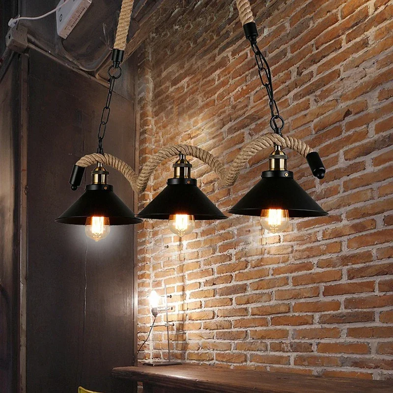 Retro-Industrial-Style-Restaurant-Chandelier-Modern-Creative-Cafe-Bar ...