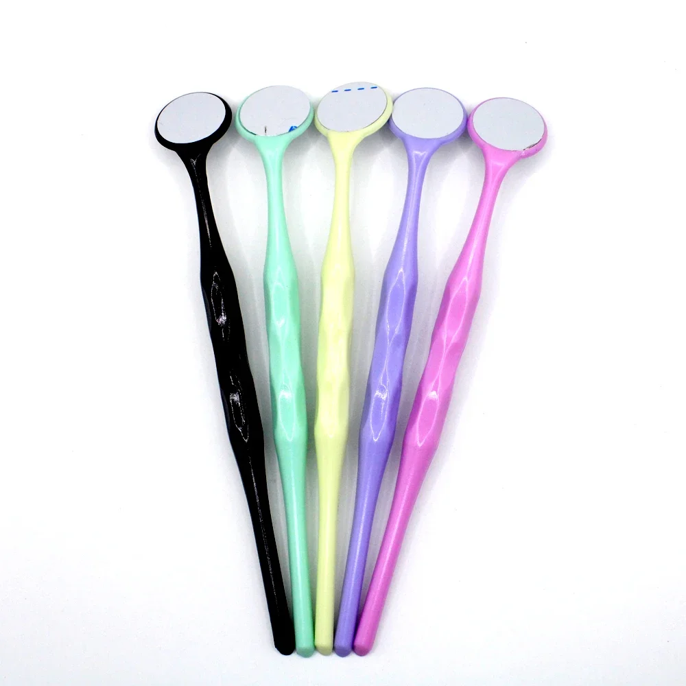 5pcs Dental Mouth Mirror Premium Front Surface Exam Reflector Double ...