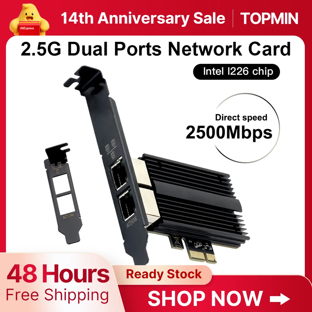 Dual-Port-2-5G-PCIe-to-RJ45-Adapter-Intel-I226-Chipset-2500-1000 ...