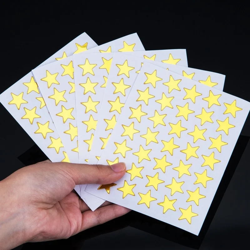 10pcs-set-Stars-Labels-Books-Decor-Stickers-Seal-Labels-for ...