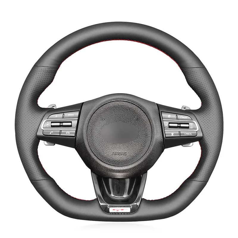 Car Steering Wheel Cover Wrap For Kia Stinger (GT) 2018-2021 Car ...