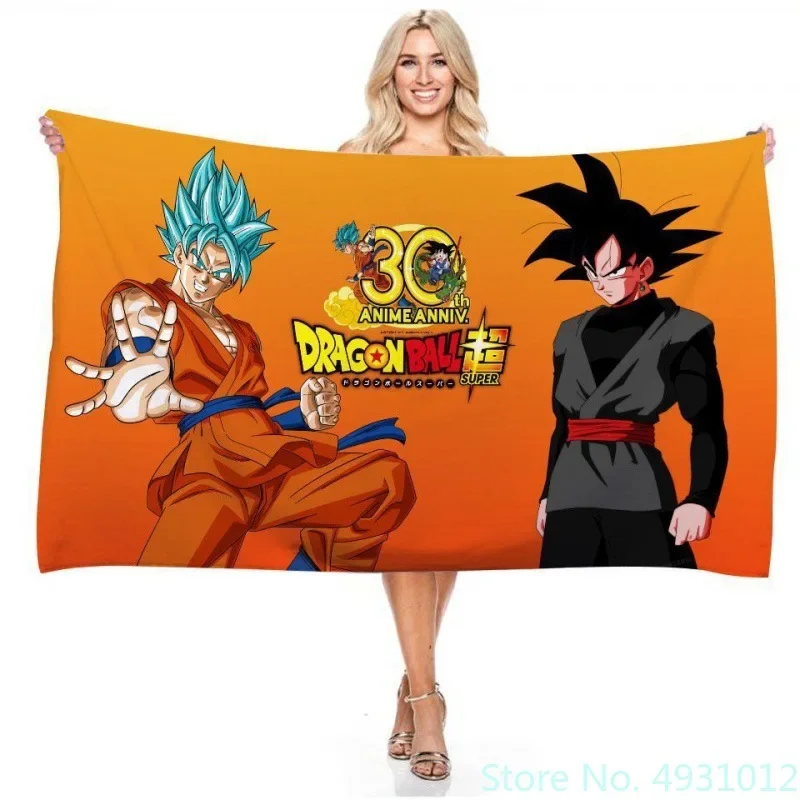 Anime Dragon Ball Super Saiyan Children Beach Towels Bath Towel 3D ...