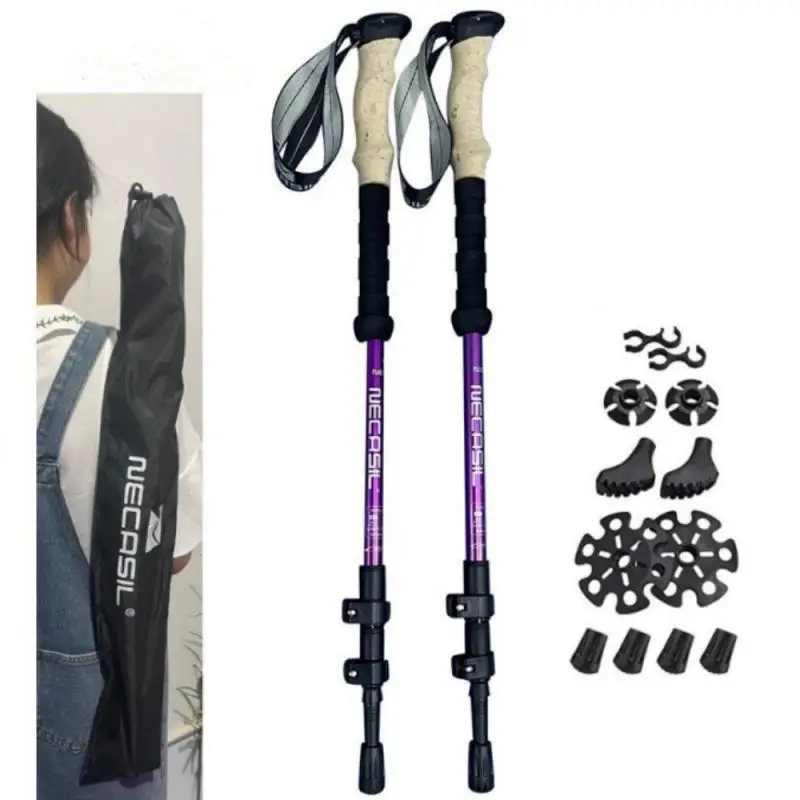 Bastones-de-Trekking-para-caminar-palos-telesc-picos-plegables-de-fibra ...