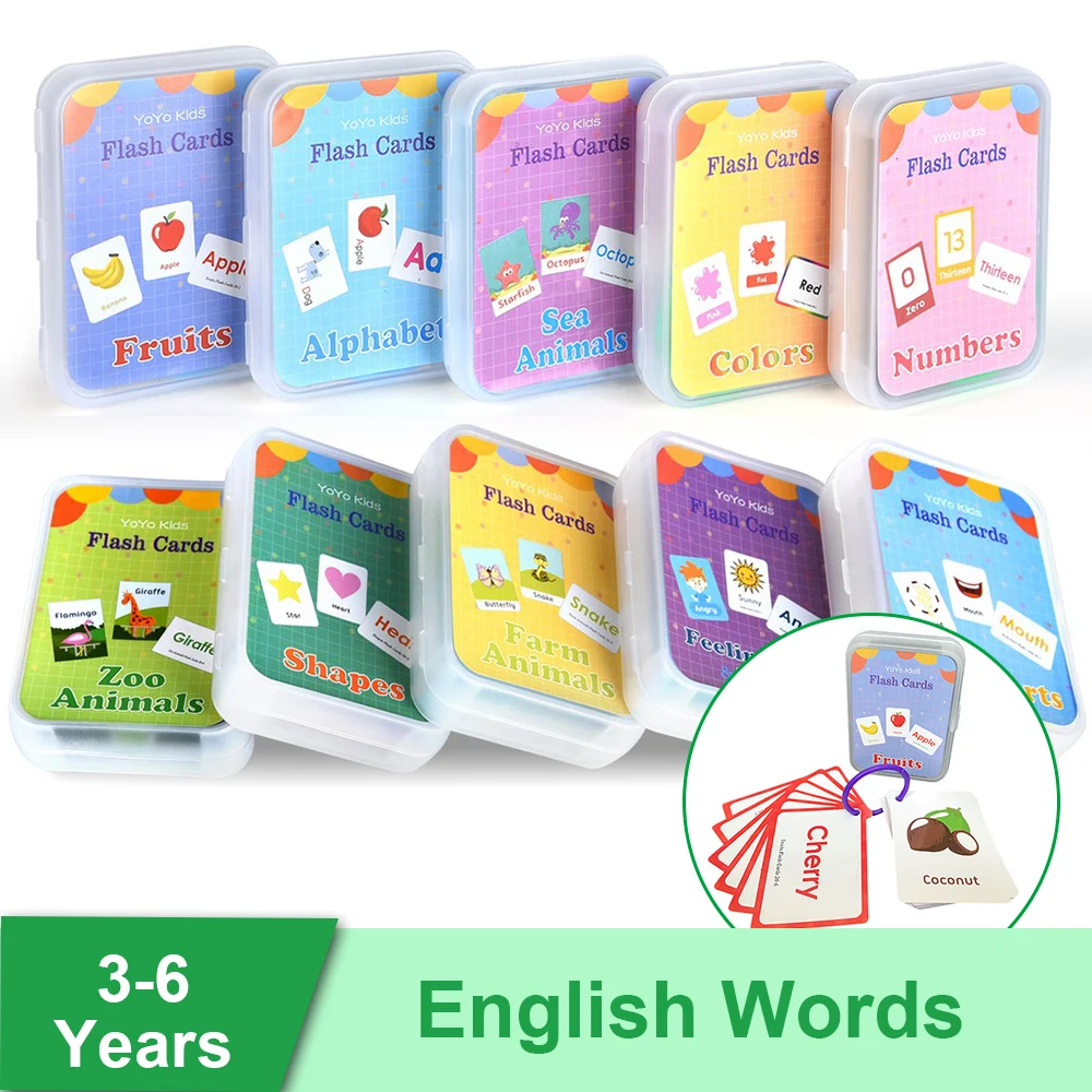 English-Words-Learning-Flashcards-for-Kids-3-6-Years-Reading ...