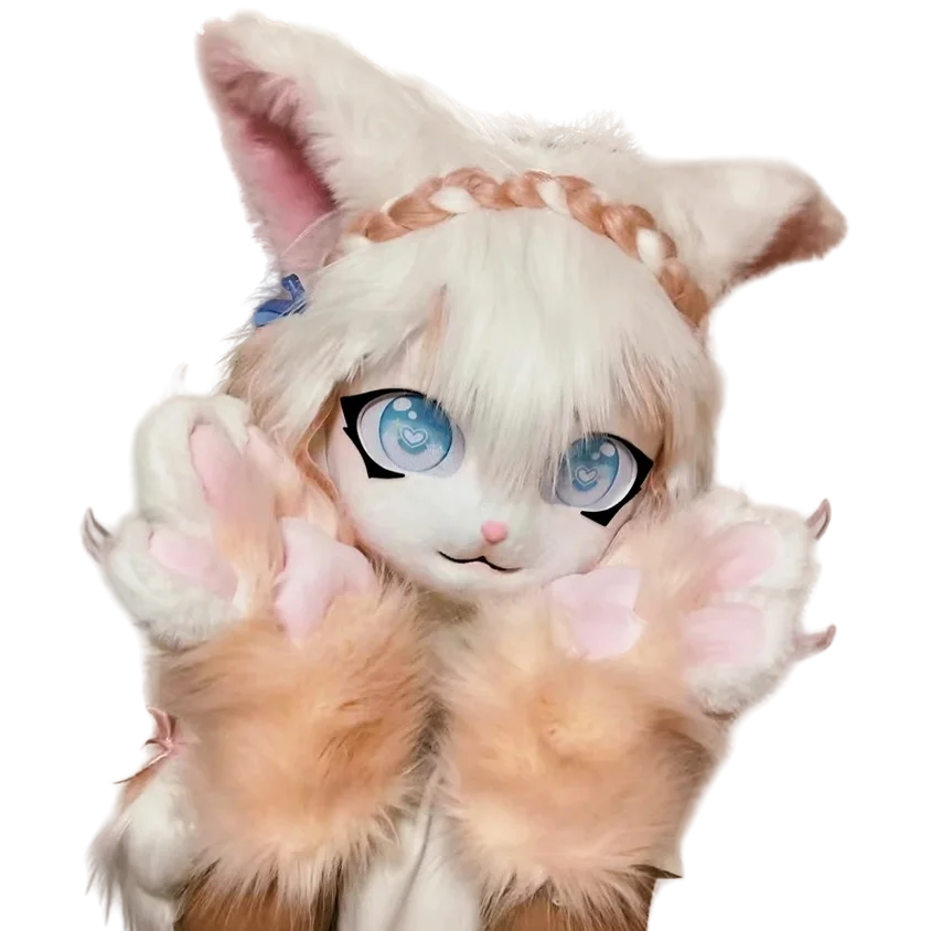 Kig-Fursuit-Kigurumi-Headset-Furry-Cosplay-Costume-Paw-Head-Base ...