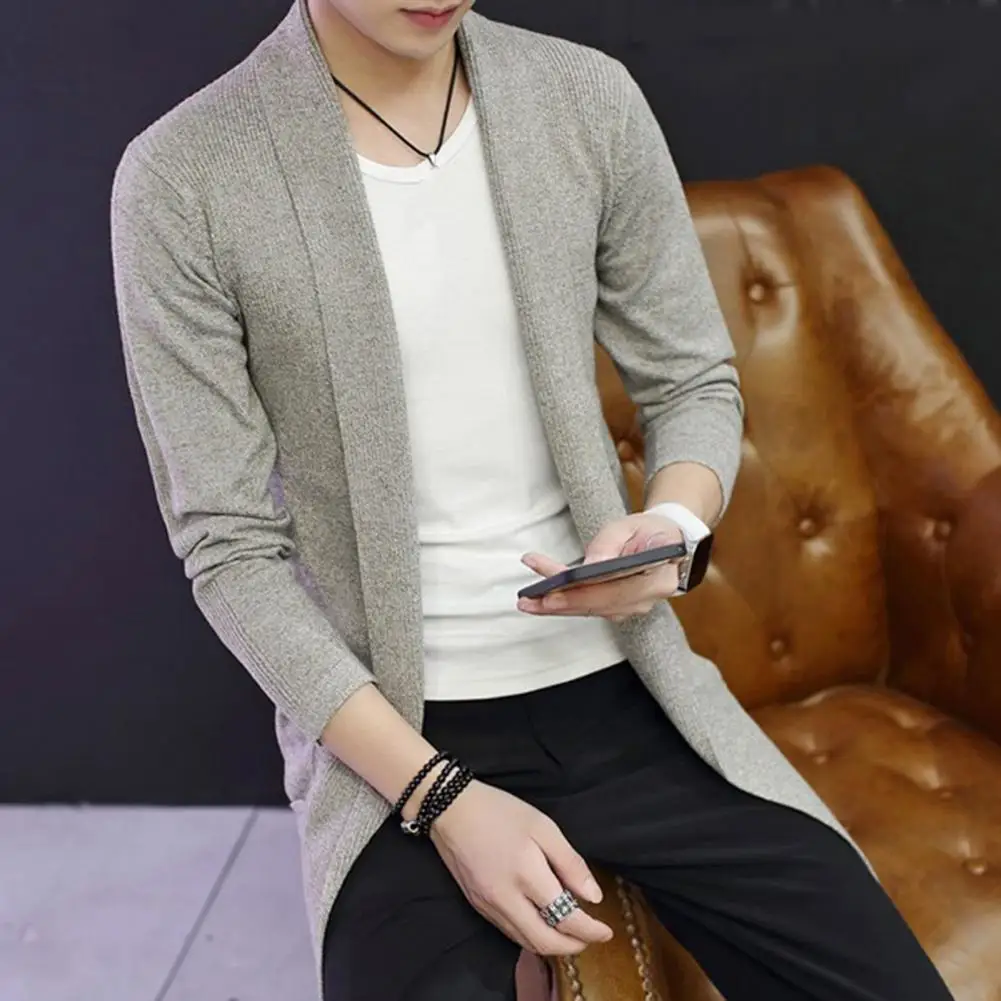 Men-Cardigan-Sweater-Stylish-Men-s-Knitted-Cardigan-Soft-Slim-Fit-Mid ...