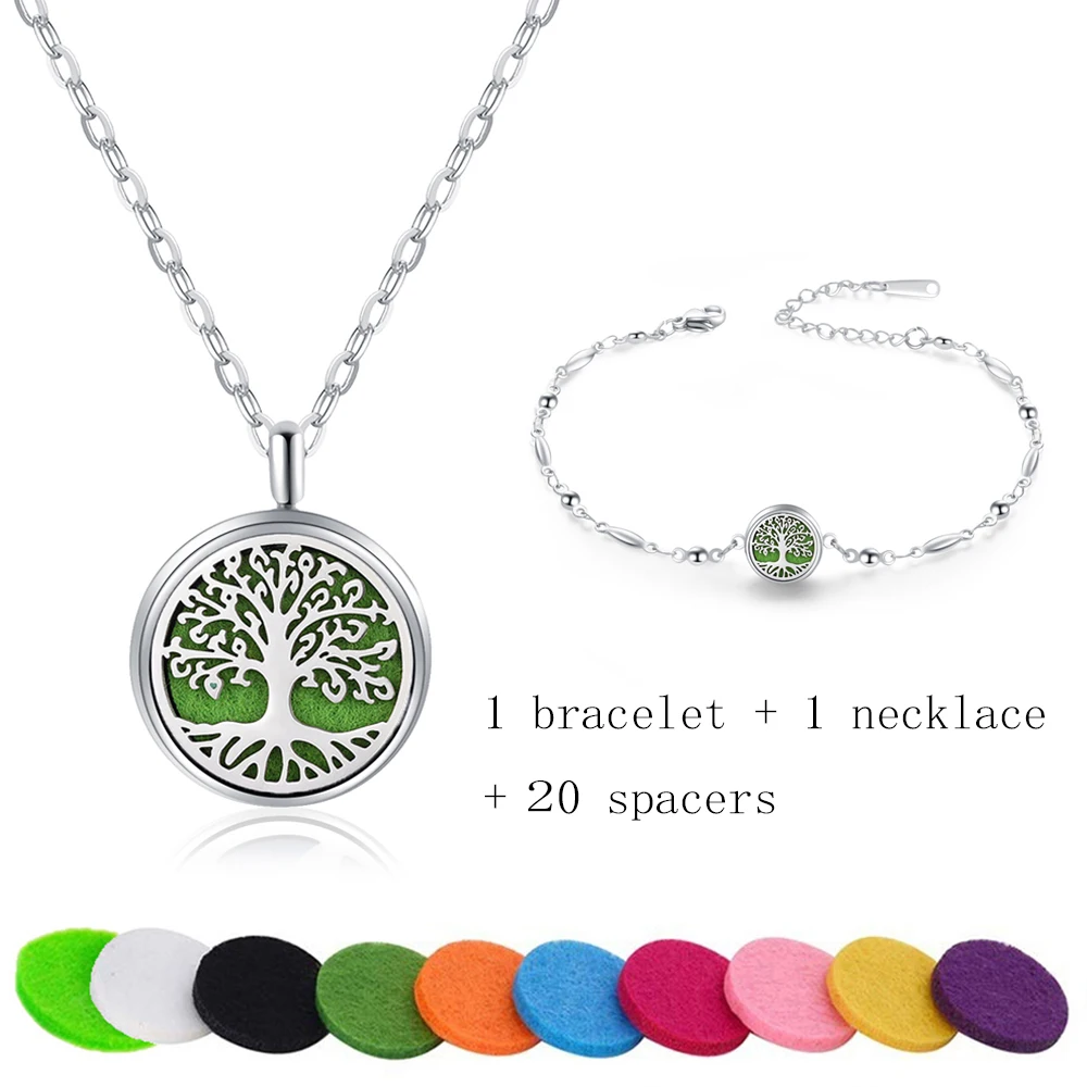 Collar con medallón de Aroma para aromaterapia, difusor de aceites ...