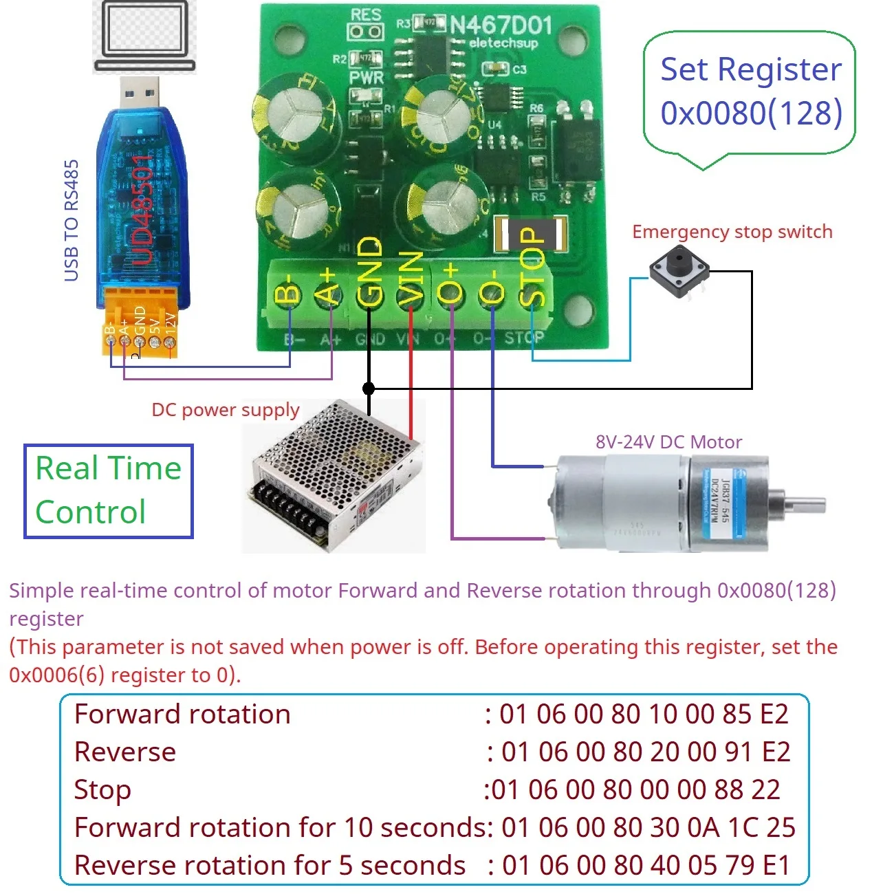 8-30V-Small-DC-Linear-Geared-Motor-Driver-Forward-Reverse-Stop-Delay ...