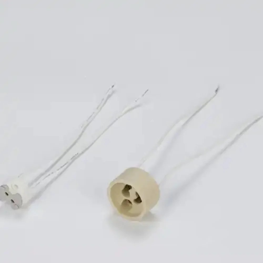 Gu10-Socket-Base-Ceramic-LED-Bulb-Lamp-Holder-Wire-Connector-Adapter ...