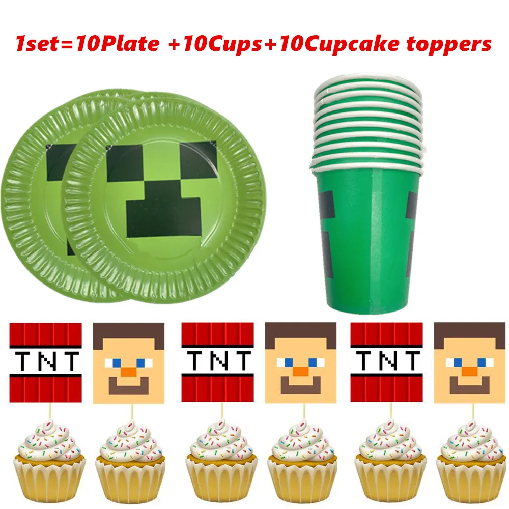 Minecraft Cupcake Wrappers