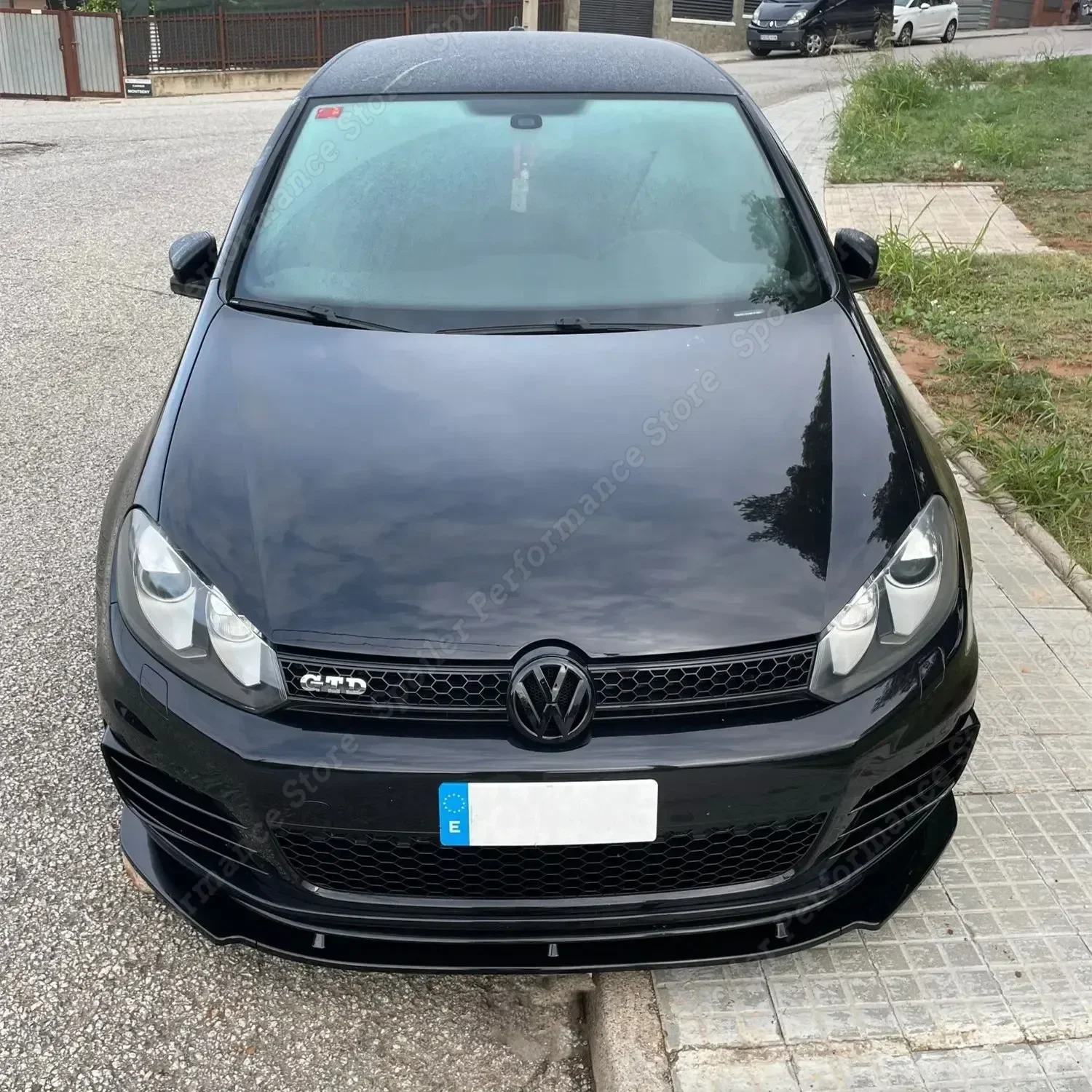 for-Volkswagen-VW-Golf-6-MK6-GTI-GTD-Front-Bumper-Lip-Spoiler-Splitter ...