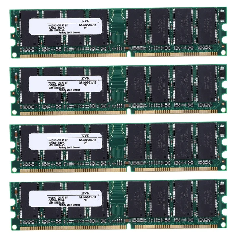 4X-2-6V-DDR-400Mhz-1GB-Memory-184Pins-PC3200-Desktop-For-RAM-CPU-GPU ...
