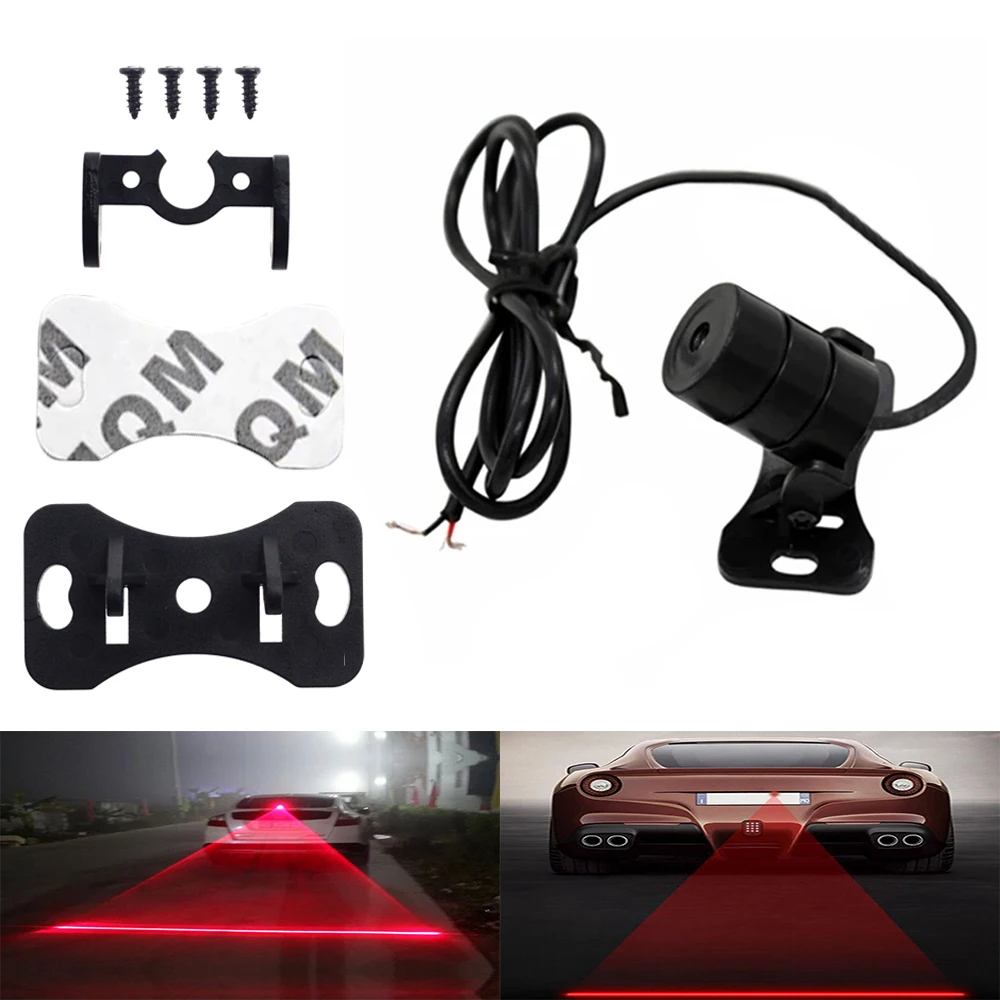 Car Led Anti Collision Warning Light Brake Parking Lamp Rearing Car ...