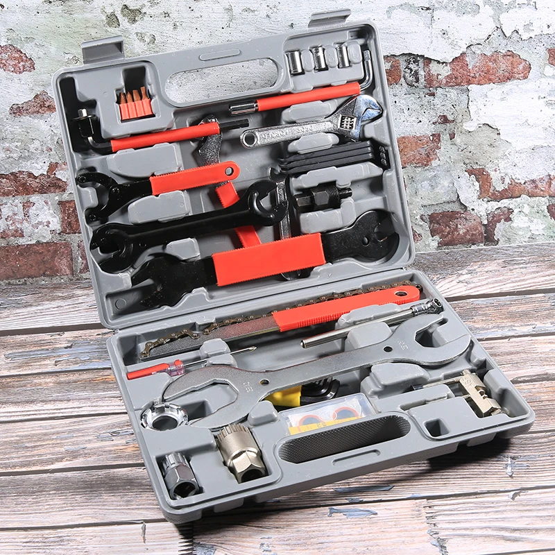Bicycle Repair Kit Super Equipment Tool Box 44pcs / Box Repair Tool ...