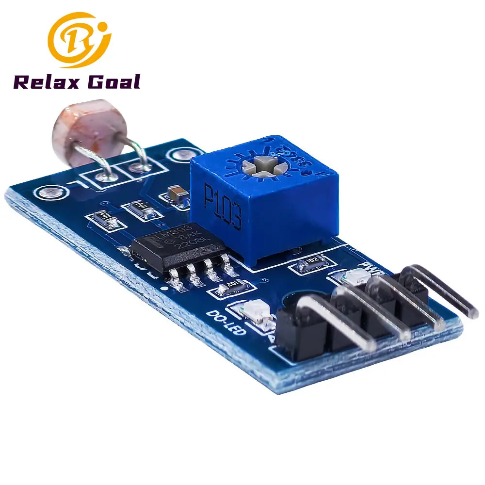 2PCS-Photosensitive-Sensor-Module-4Pin-3-3-5V-Photoresistor-Light ...