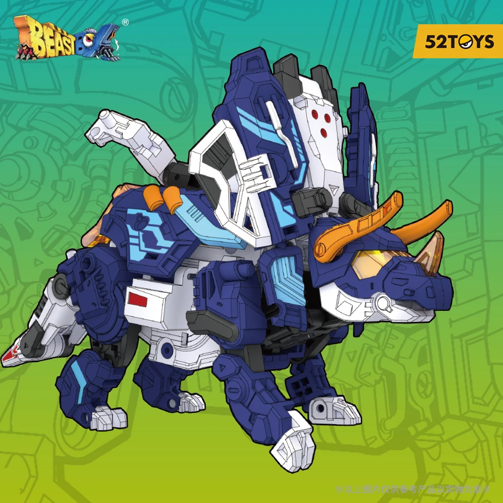 52TOYS Beastbox BB-55 SIGMA Triceratops Dinosaur Deformation Toy ...