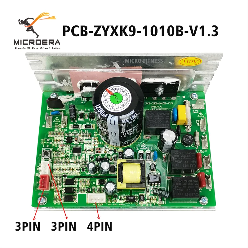 Original-PCB-XK9-1010B-V1-3-Treadmill-Motor-Controller-PCB-ZYXK9-1010 ...