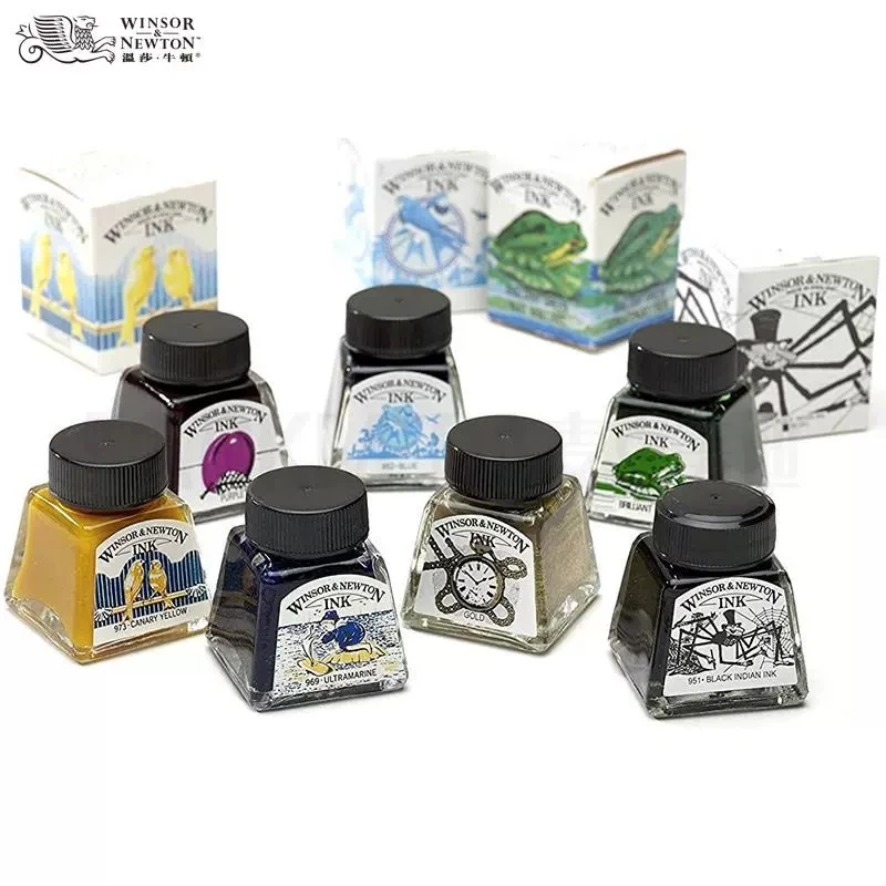 1pc-WINSOR-NEWTON-Watercolor-Ink-Liquid-Acuarela-Waterproof-Paint ...