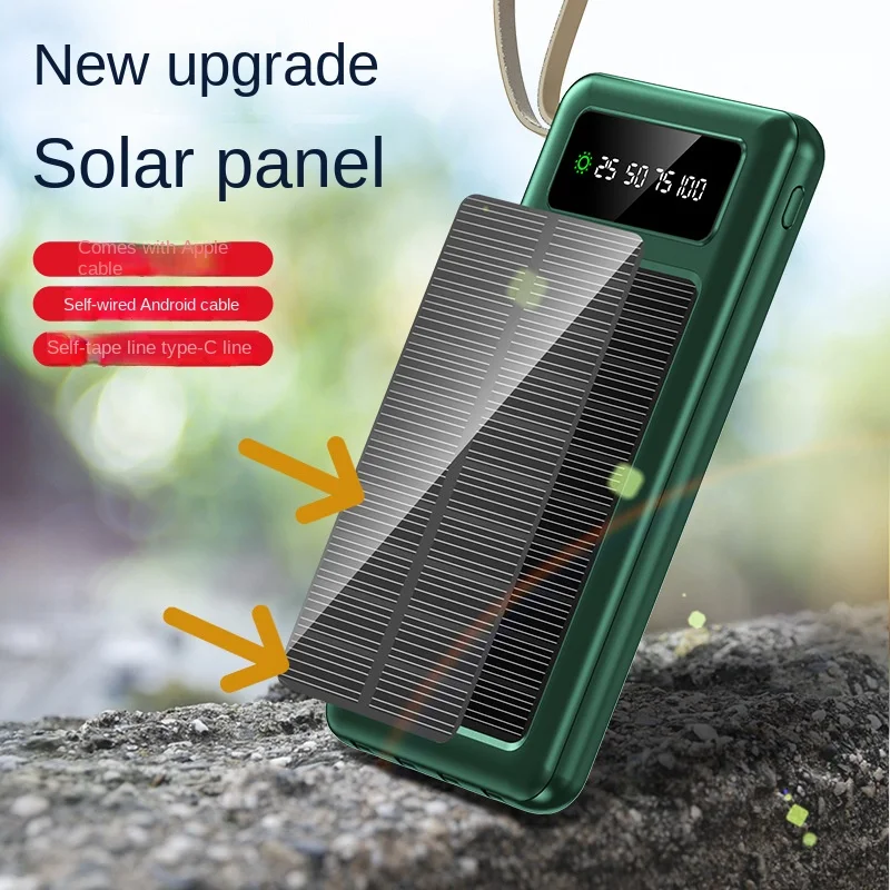 Portable-Four-Multi-Wire-Solar-Panel-Power-Bank-Supply-Charging-with ...