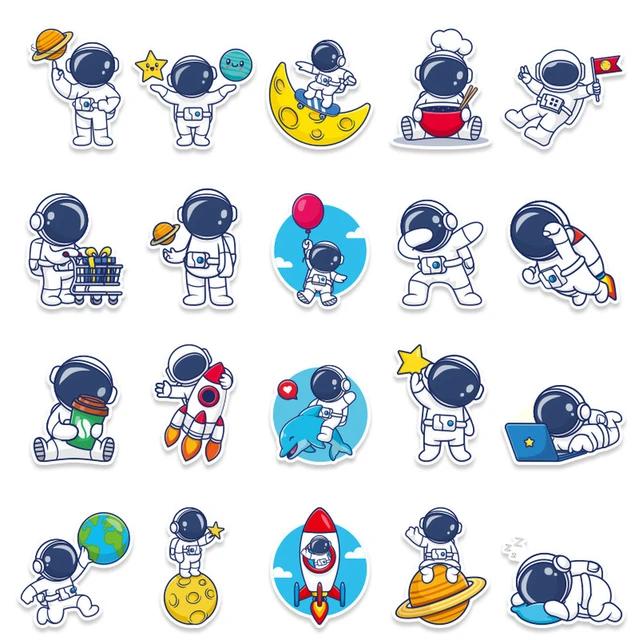 Astronaut Stickers