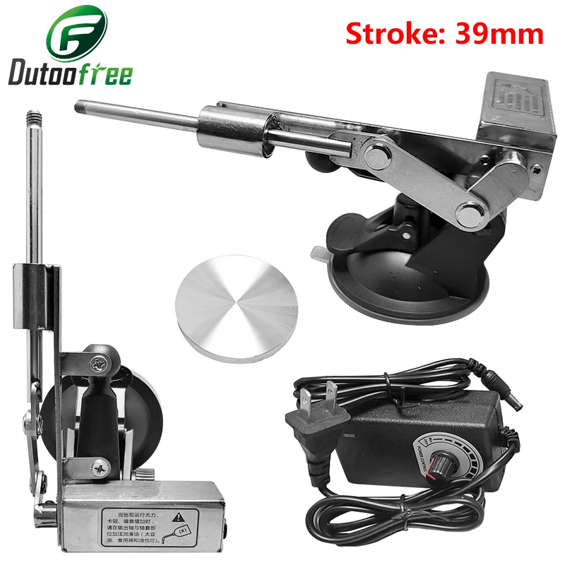 3 12V Adjustable Speed Mini Telescopic Linear Actuator 39mm Stroke ...