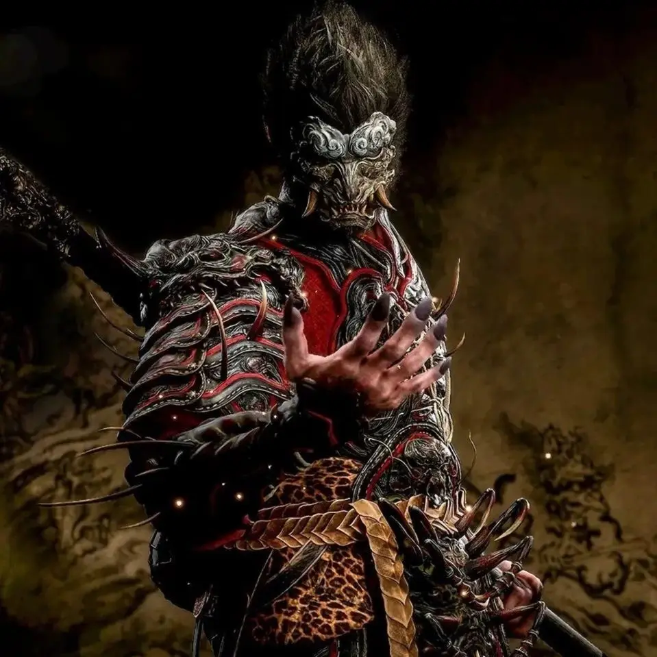 M-scara-de-mitolog-a-negra-Wukong-Cos-Black-Myth-m-scara-de-miedo-Cos ...