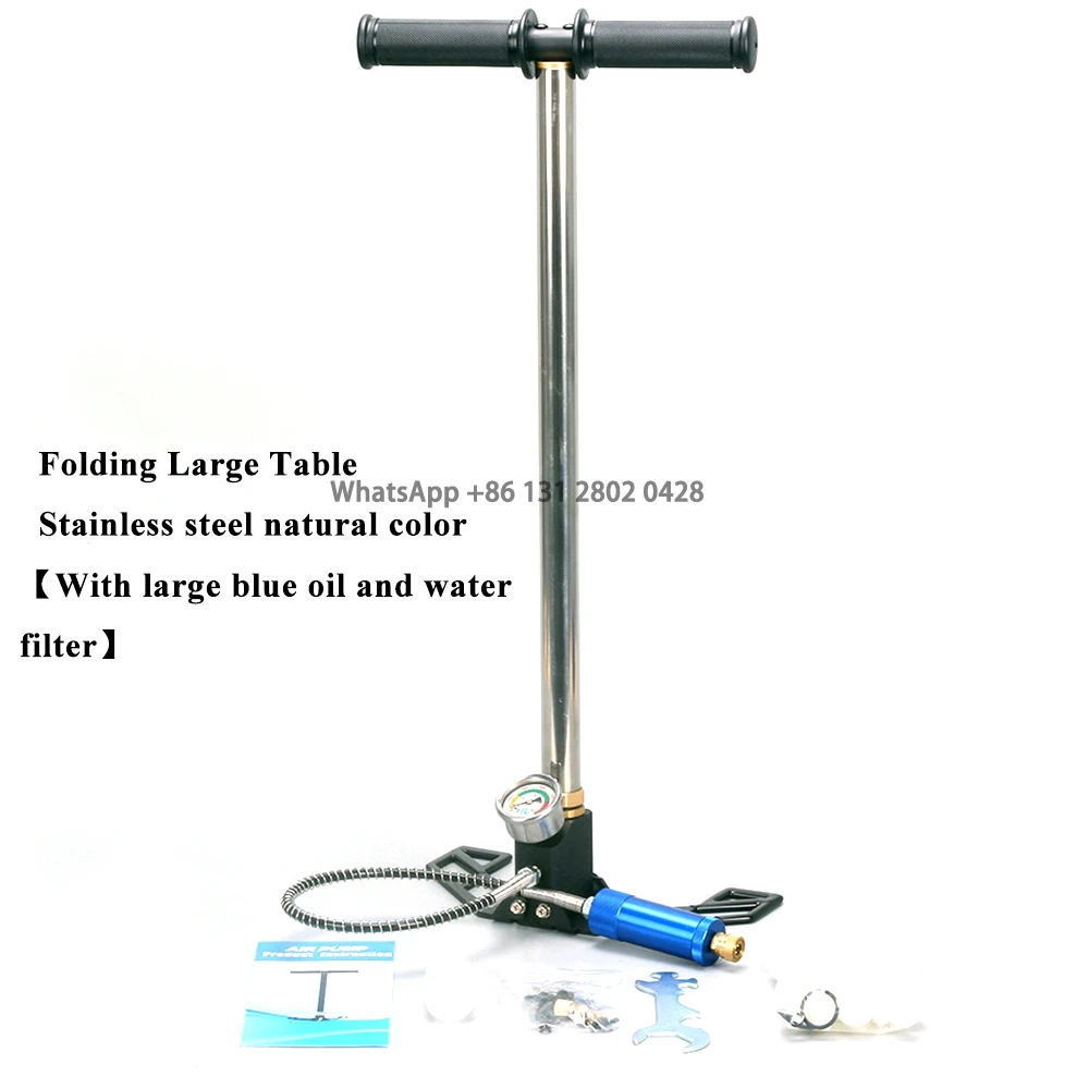 High-pressure-pump-30MPA-stainless-steel-4500psi-folding-large-gauge ...