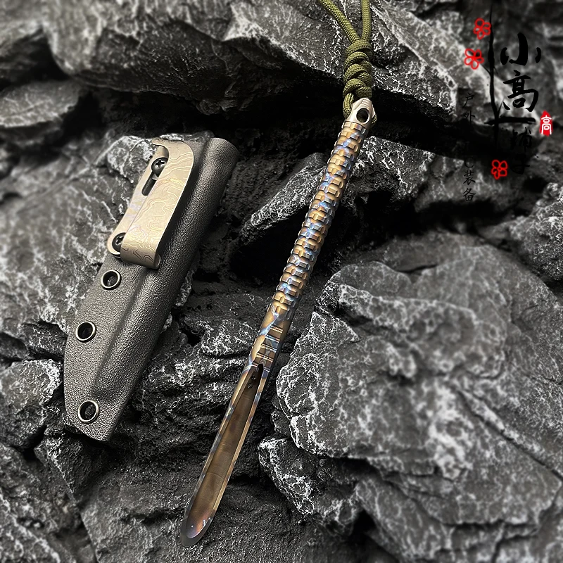 EDC-Titanium-alloy-Crowbar-Broken-Window-tools-Straw-Hand-Outdoor ...