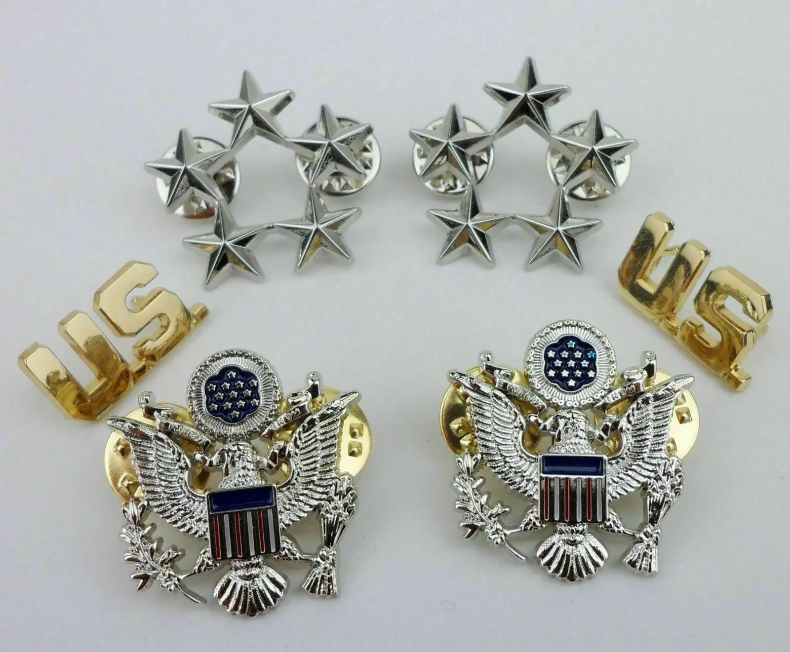 INSIGNIA GENERAL DE LA Fuerza Aérea, COLLAR USAF, insignia de solapa de ...
