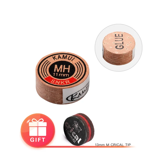 Japanese Original KAMUI Clear Cue Tips Pool KAMUI Tip 14mm SS/S/M/H ...